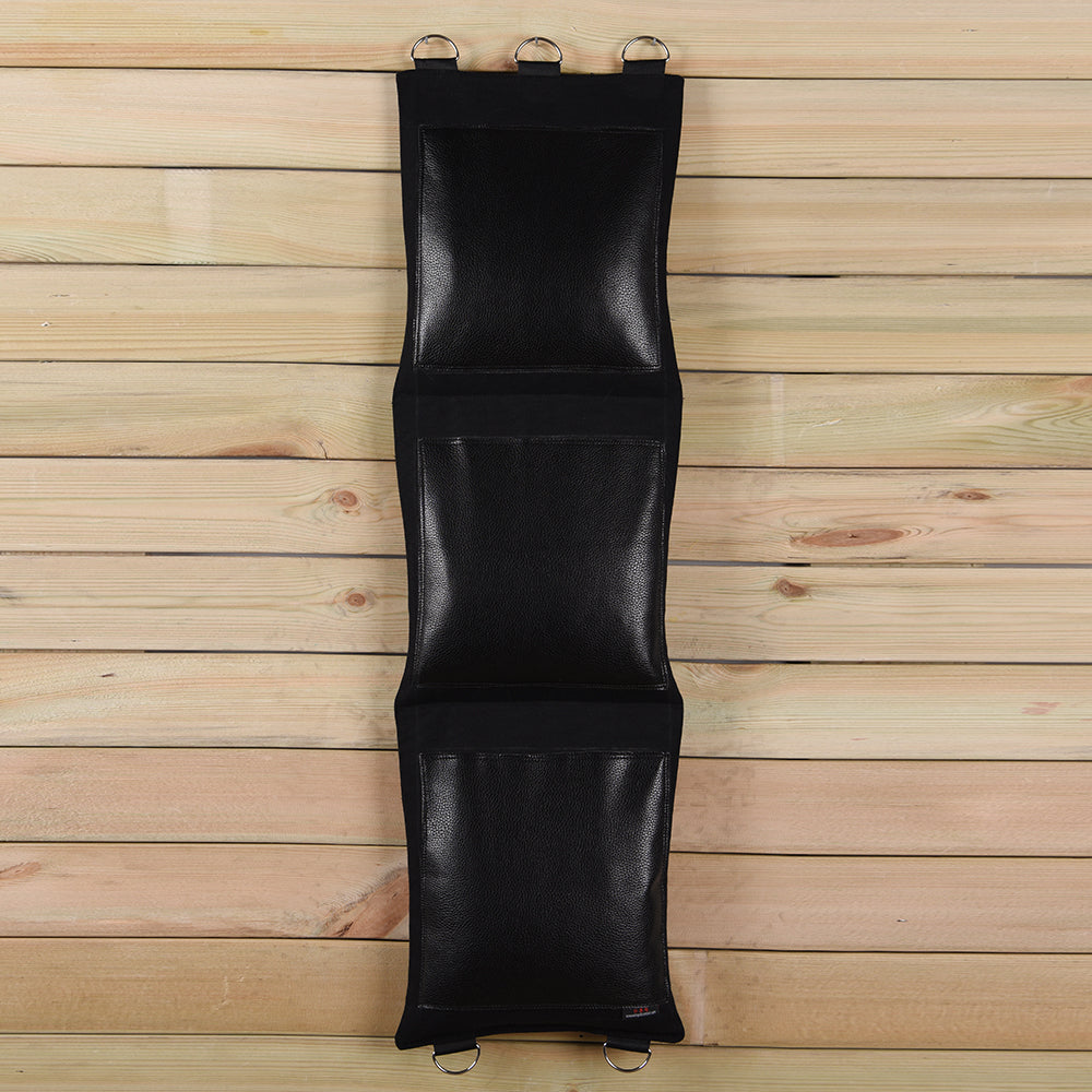 Wing Chun Nylon Wall Striking Bag W/ Leather Wing Chun Kung Fu Sand Wa